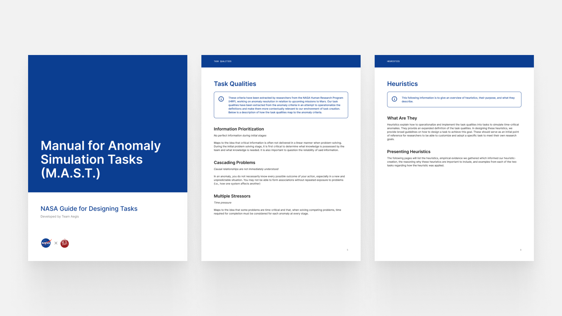 Solution — CMU MHCI NASA Capstone 2024